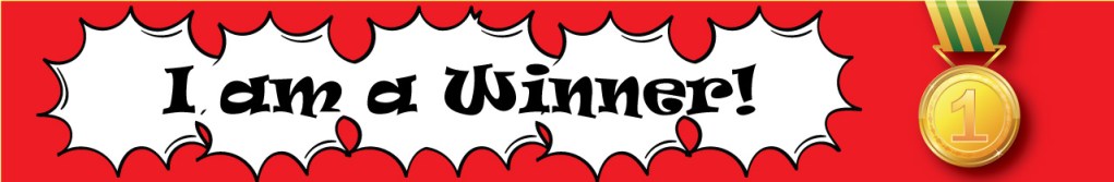 I Am A Winner : Motivational Strips For All Ages 18" X 3" - Studeemonkey